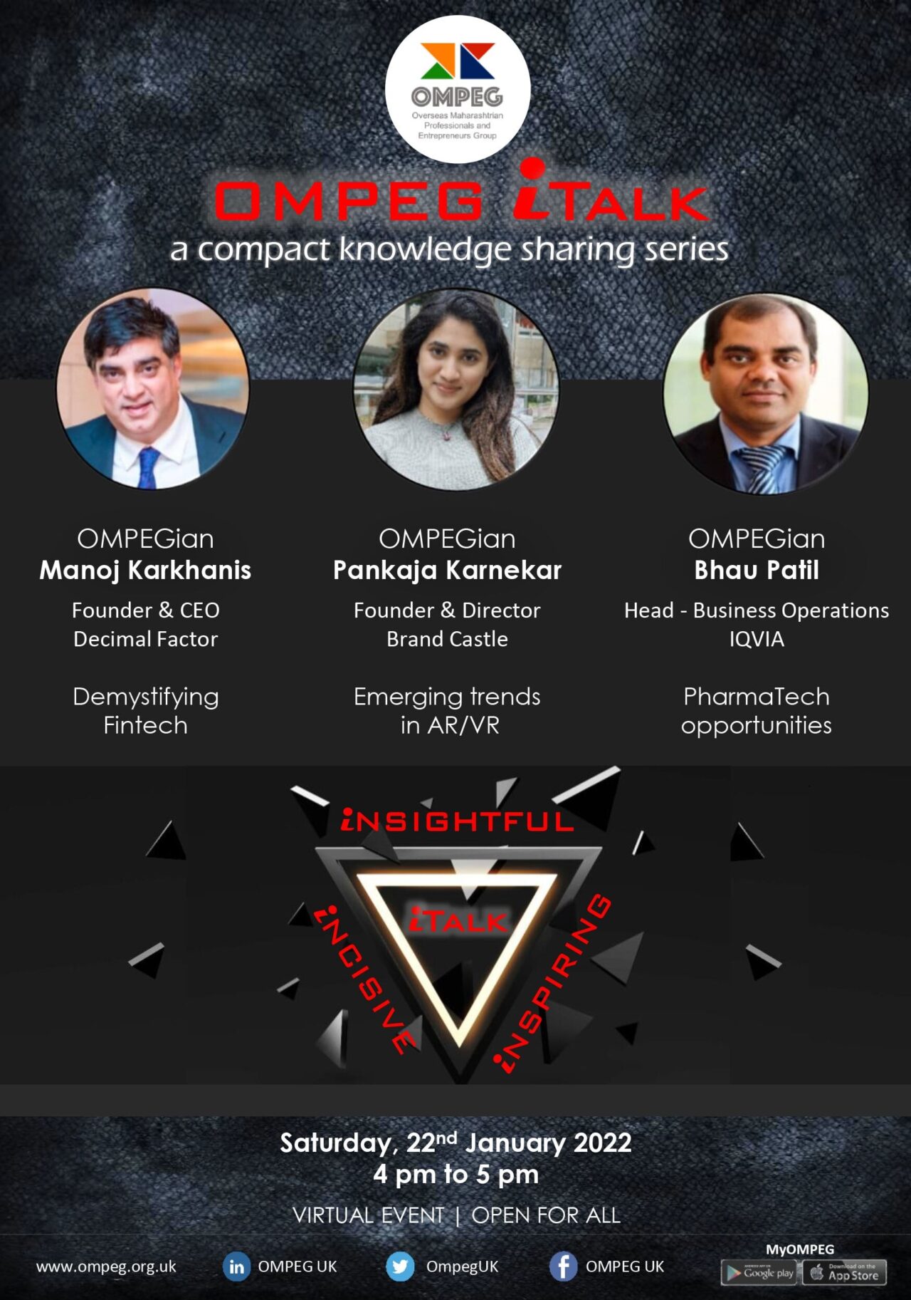 Upcoming Events | OMPEG